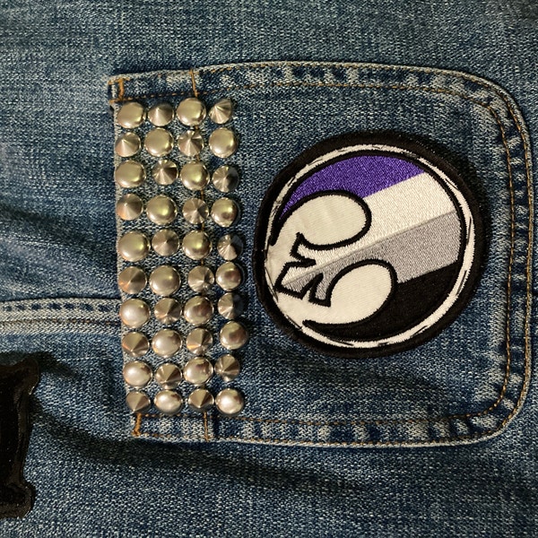 Asexual Ace Pride Pentacle Sew on Embroidered Patch - Etsy