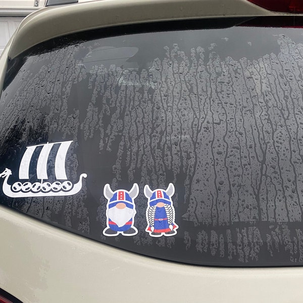 Icelandic Viking Gnome Stickers | Iceland Huldufolk Vinyl Laptop Decals ...