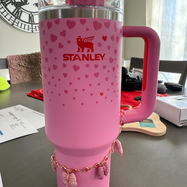 Charm Sets for LSF Stanley | Gold Chain and Gemstone, Bows, and Flowers ...