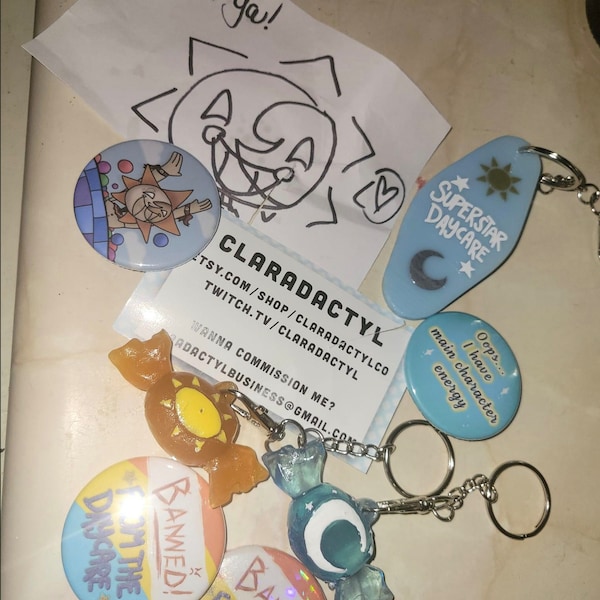 Sun Drop and Moon Drop Charm | Five Nights at Freddy's Security Breach ...