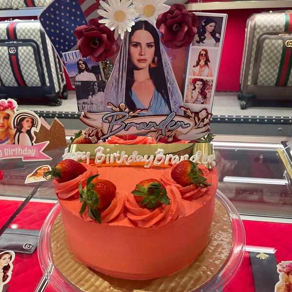 Lana Del Rey Cake Topper Lana Del Rey Mother Lana - Etsy