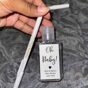 Custom Personalized Clear Stick Pens With Matching Trim & - Etsy