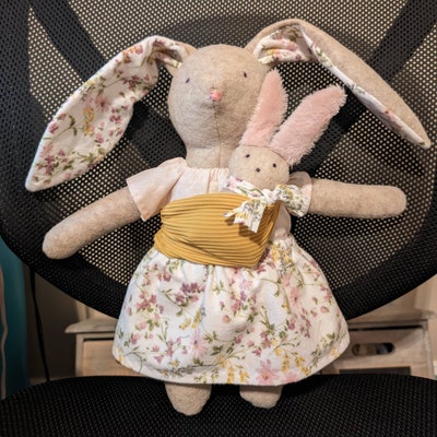 Animal Toy Pattern Small Bunny Sewing Pattern Stuffed Toy PDF Pattern ...