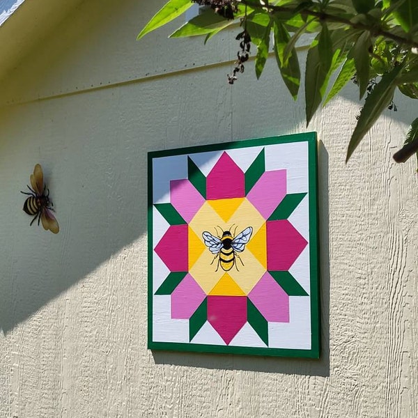 Large 3x3 Barn Quilt-enter Number Code From 2x2 Quilt Pattern Under ...