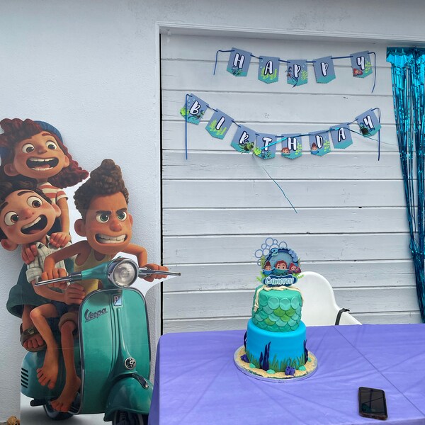 Luca Banner|disney Luca Birthday Decorations|luca Party Supplies|luca ...