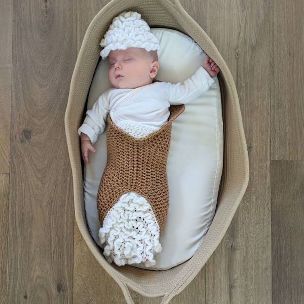 Crochet Cannoli Newborn Photography Prop/crochet Pastry/infant ...