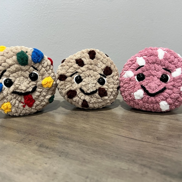 Mini Chocolate Chip Cookie Crochet Pattern, Plush Mini Cookie ...