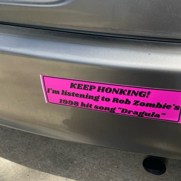 Dragula Bumper Sticker - Pink - Etsy