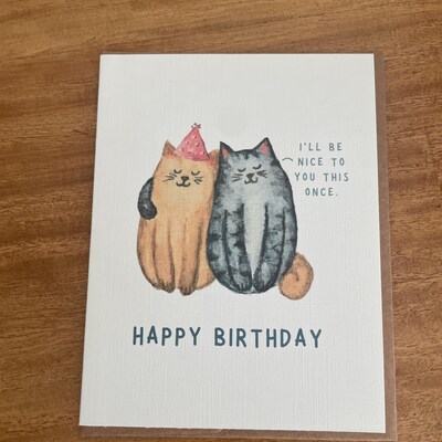 Cute Cats Wedding Card, Congratulations Engagement / Marriage Card for ...