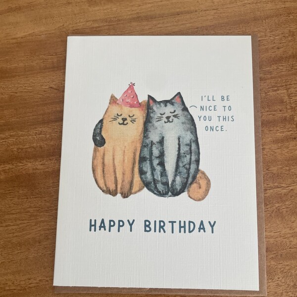 Cute Cats Wedding Card, Congratulations Engagement / Marriage Card for ...