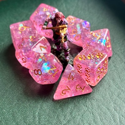 Shadowy Forest Dnd Dice Set, Polyhedral Dice, D&D Dice, Dungeons and ...