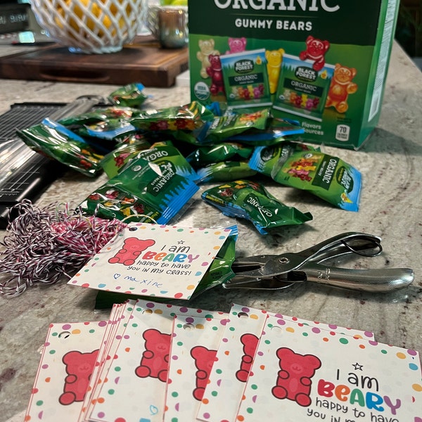 Welcome Back to School Tag. Not Editable. I Am Beary Happy to Have You ...