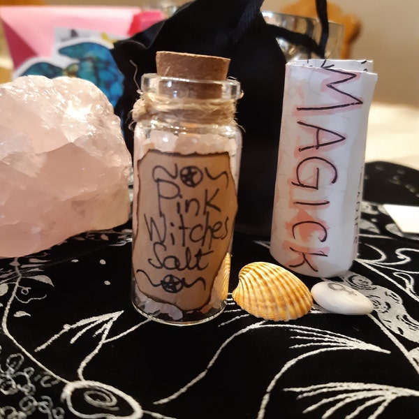 Witches Salt, Set or Single. Pink, Red, Brown, White, Black, Violet ...