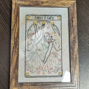 Temperature Stitch Gothic Cathedral With Stained Windows Modern Hand ...