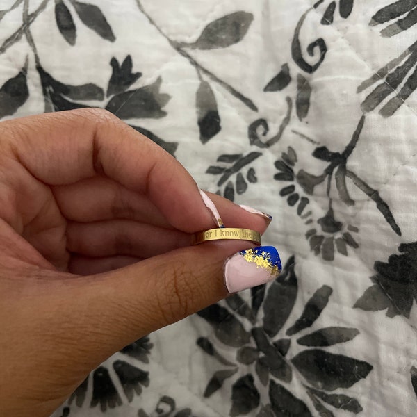 Jeremiah 29:11 Bible Ring, for I Know the Plans I Have for You ...