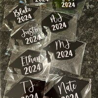 Acrylic Graduation Cap Customizable - Etsy