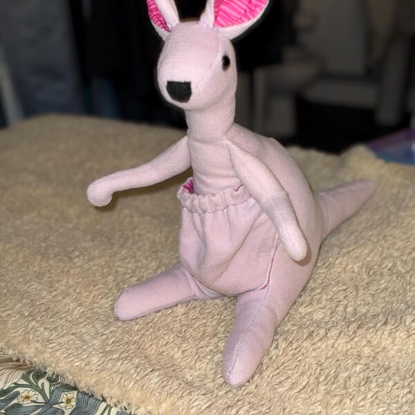 Kangaroo (with Pouch) and Joey Sewing Pattern, Xmas Gift, Pattern ...