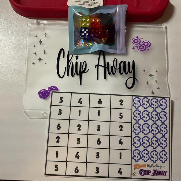 Chip Away Savings Challenge - Etsy