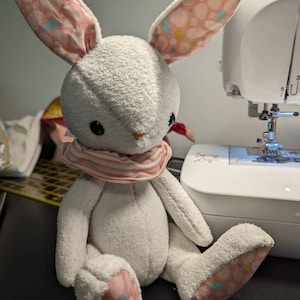 Plush Bunny Sewing Pattern and Instructions - Etsy