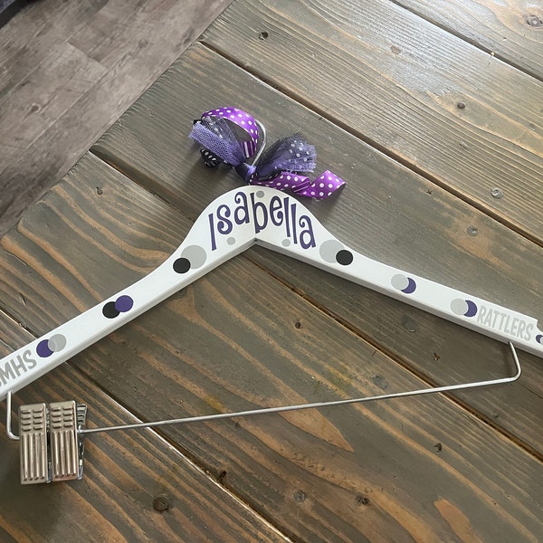 Personalized Uniform Hanger for Cheerleaders and Dancers - Etsy
