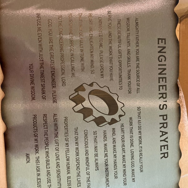 Engineer’s Prayer, Gift for Engineers, Electrical Engineer Gift, Mechanical Engineer Gift - Etsy