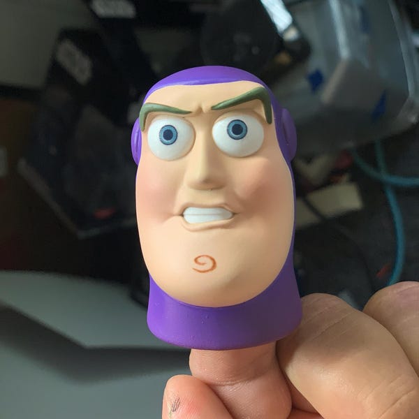 Buzz Lightyear “toy-mode” Face Head-sculpt STL File for 3D Printing ...