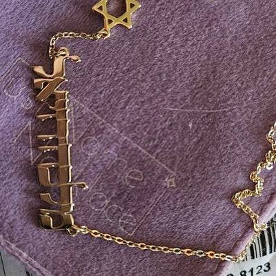 Korean Paperclip Name Bracelet for Women, Personalized Korean Name ...