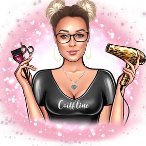 Hairdresser Logo,hair Designer Logo,hair Stylist Logo,hair Extension ...