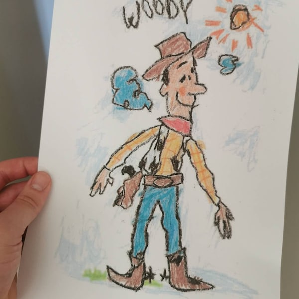 Toy Story Poster, Toy Story Drawing, Toy Story Andy's Drawing Printable ...