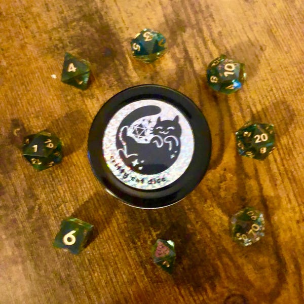 Two BEST Friends (wicked-inspired) Dice Set - Handmade, Resin, Sharp ...