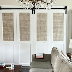 Rhombic Pattern Natural Cane Sheet Rattan Closed Weave Cane Webbing ...