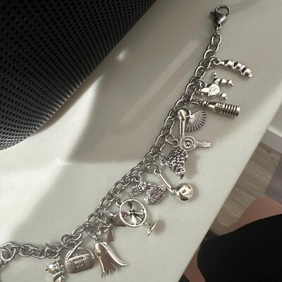 MAY CHARM BRACELET, Victorian Birth Month Symbolism, Gifts for Her ...