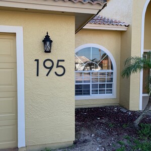 12 inch Modern House Numbers Letters | Etsy