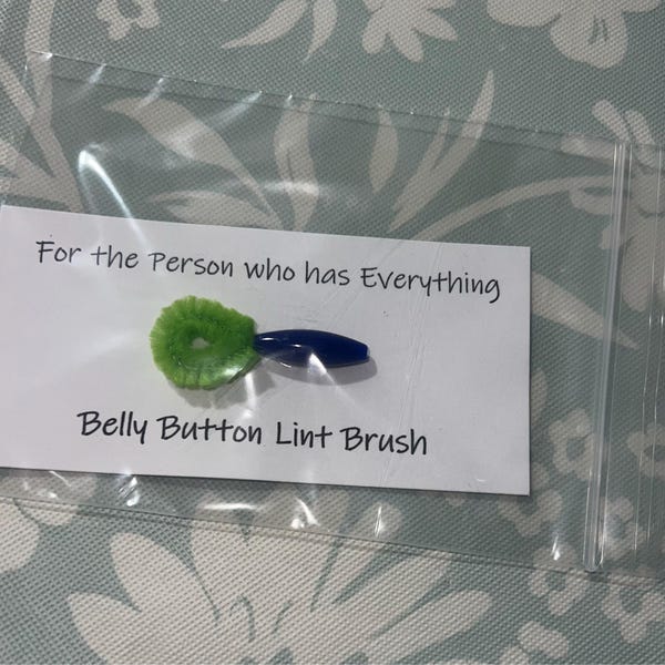 Belly Button Lint Brush - for the Person Who Has Everything - Etsy
