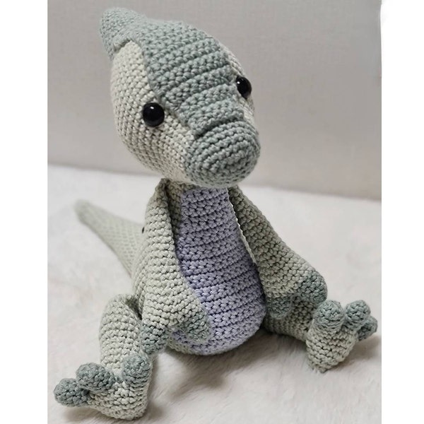 Parasalphosaurus, Dinosaur Crochet Pattern, Crochet Pattern, Crochet ...