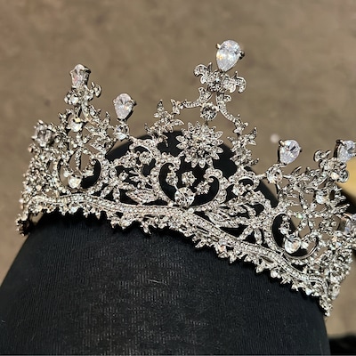 Handmade Beautiful Bridal Party Tiara Ellie Design With Simulated ...