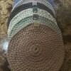 Rustic Round Trivet Crochet Pattern, Farmhouse Hot Pad Crochet Pattern ...