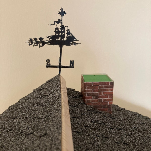Miniature Dollhouse Weathervane Diy Kit 1:12 Scale - Etsy