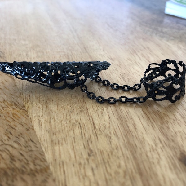 Full Hand Armor "alik" Gothic Finger Claws - Dark Nail - Dark Jewelry ...