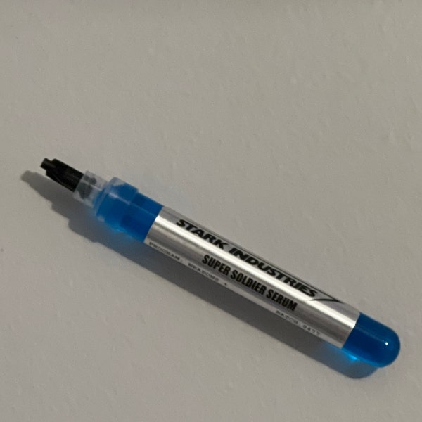 Stark Industries Captain America Super Soldier Serum Auto Injector. - Etsy