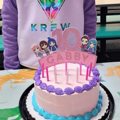 Itsfunneh and Krew Theme, Funneh and Krew Cake Topper Personalized - Etsy