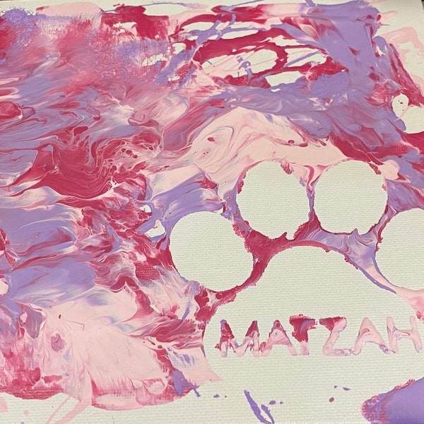 Artwork by Your Dog! Dog DIY Craft Kit Paw Personalized Custom - Etsy