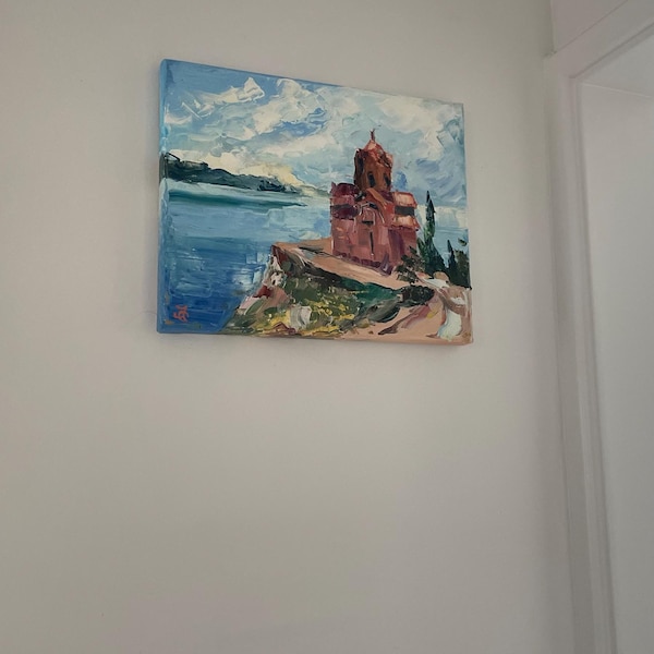 Lake Como Art Original Art Watercolor Art Lago Di Como Italy Watercolor ...
