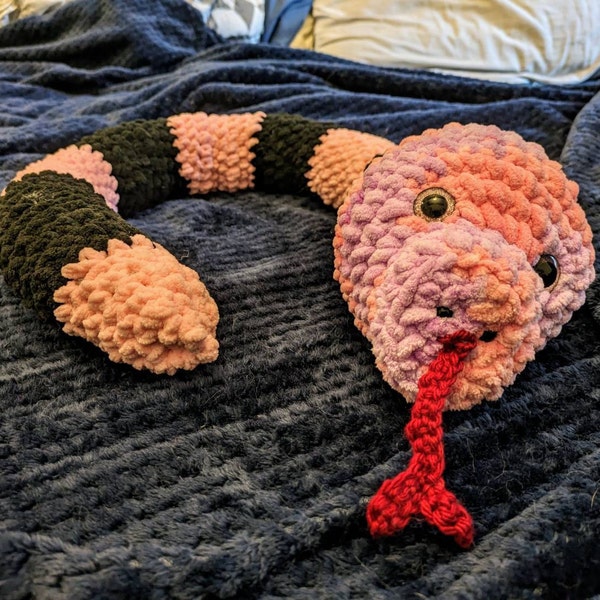 Noodles the Snake Crochet Pattern ONLY, Digital PDF Download. - Etsy
