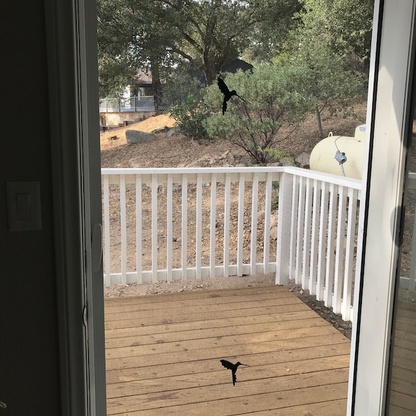 Retractable Screen Door Decals - 5 per Pack - Prevent Collisions Into ...