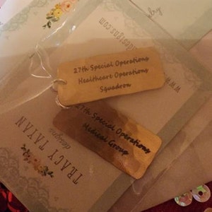 Extra Tags Personalized Engraved Name or Date Tag Copper, Brass or ...