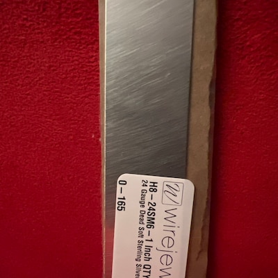 Sterling Silver Sheet Metal, Dead Soft, 6 Inch Width by 1 Inch Length ...