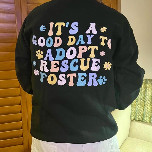 Dog Rescue Hoodie, Adopt Rescue Foster, Retro Rescue Mom Sweatshirt ... Dog Rescue Hoodie, Adopt Rescue Foster, Retro Rescue Mom Sweatshirt ...