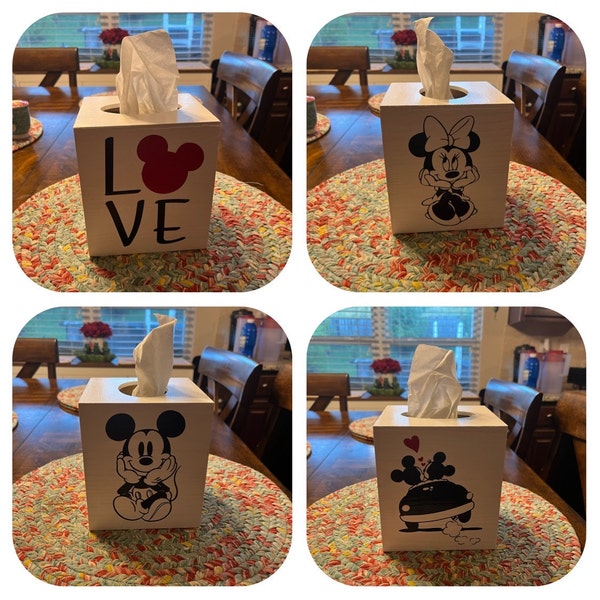 Disney Tissue Holder, Mickey Mouse Tissue Holder, Minnie Mouse Tissue ...