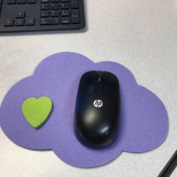 Cloud Computer Mouse Pad and Raindrop Coaster Mousepad Mouse Mat Unique ...